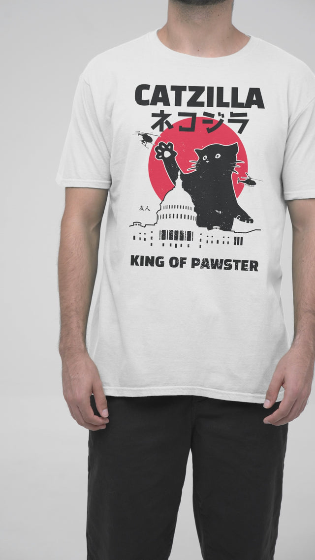 Catzilla T-Shirt | Yūjin Japanese Anime Streetwear Clothing – Yūjin ...