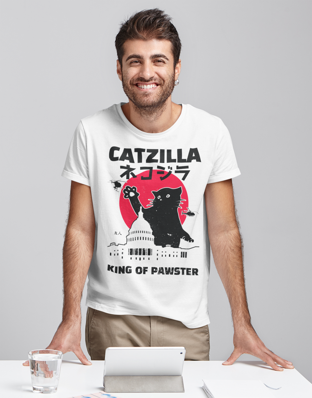 Catzilla T-Shirt | Yūjin Japanese Anime Streetwear Clothing – Yūjin ...
